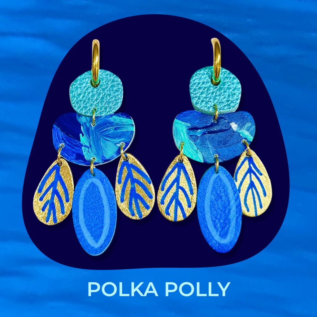 POLKA POLLY - AZURE DELIGHT– The Magic Pudding Tamworth