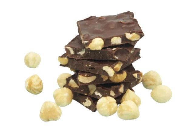 LOVE BYRON BAY - HAZELNUT DARK CHOCOLATE BITS 150g– The Magic Pudding ...