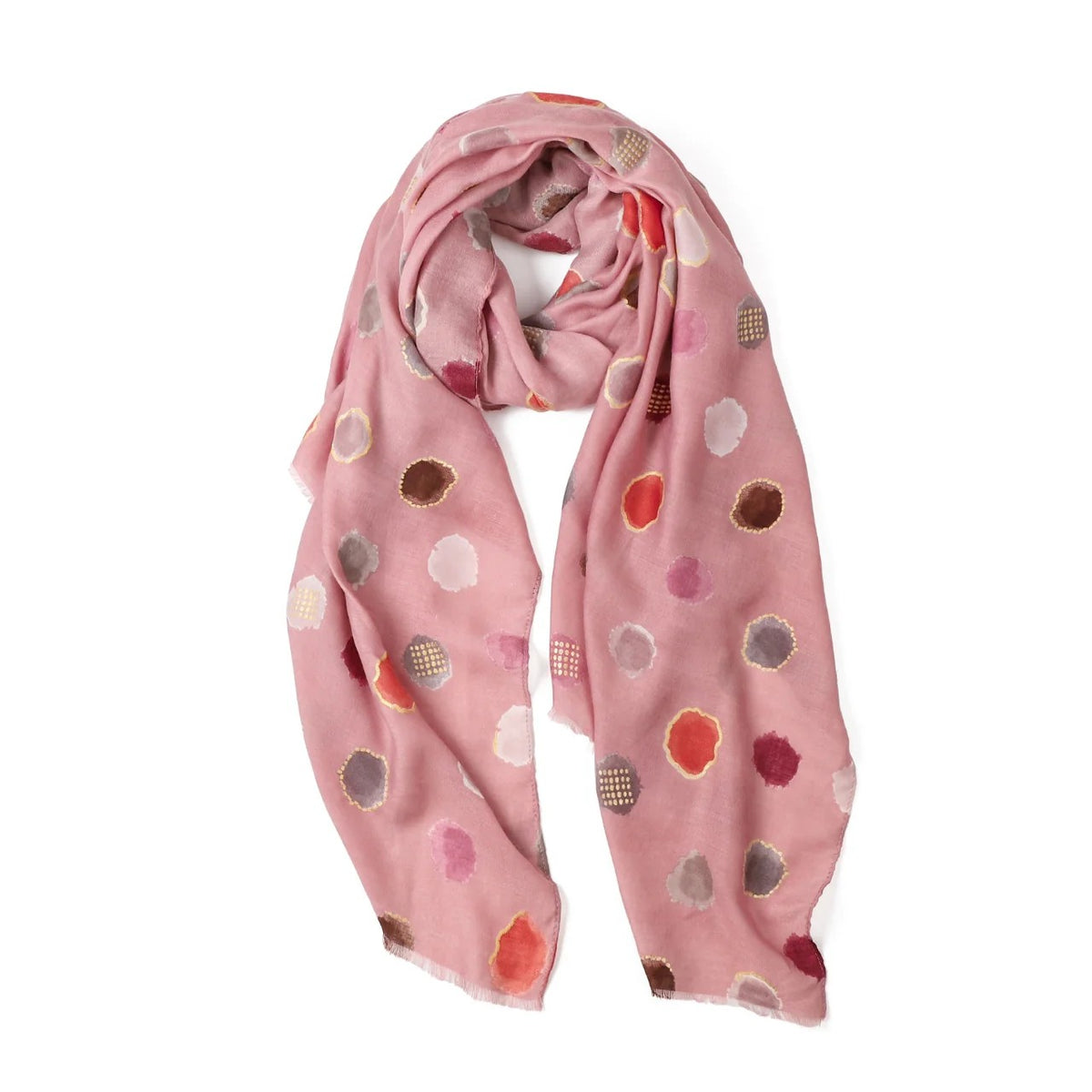 GREENWOOD DESIGNS SCARF - JAMIE CIRCLE IN PINK AUTUMN/WINTER– The Magic ...